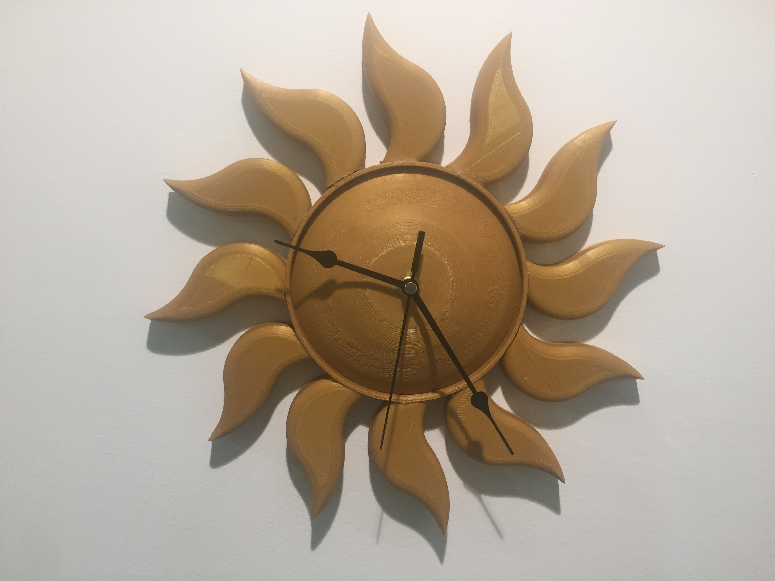 Free STL file Sun Inspired Clock・3D print design to download・Cults
