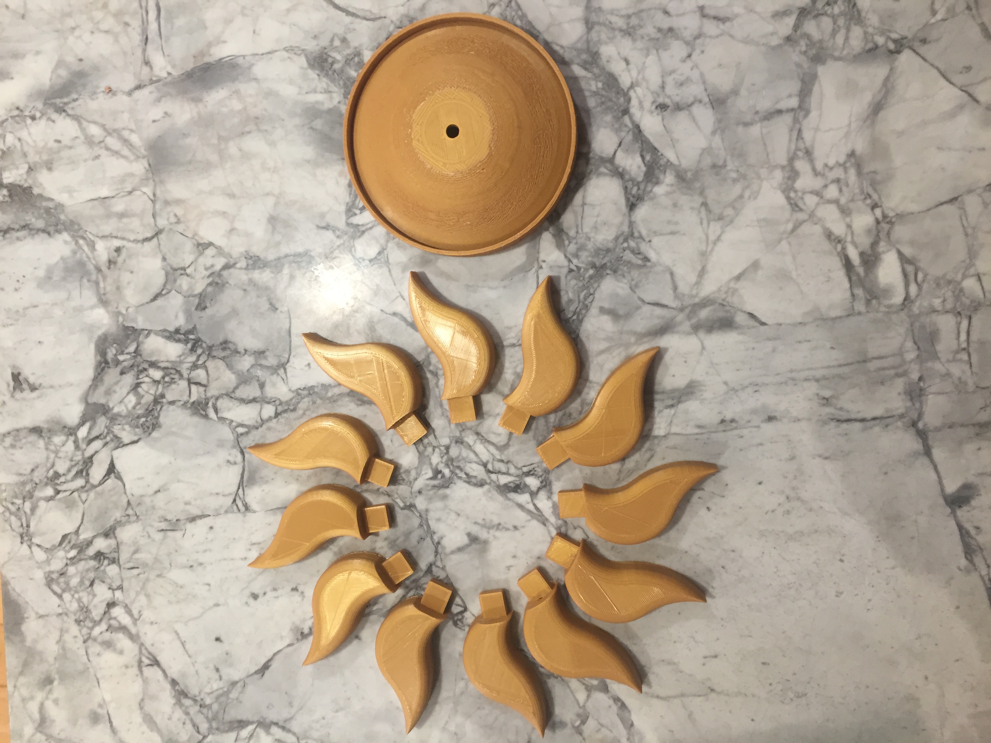 Free STL file Sun Inspired Clock・3D print design to download・Cults