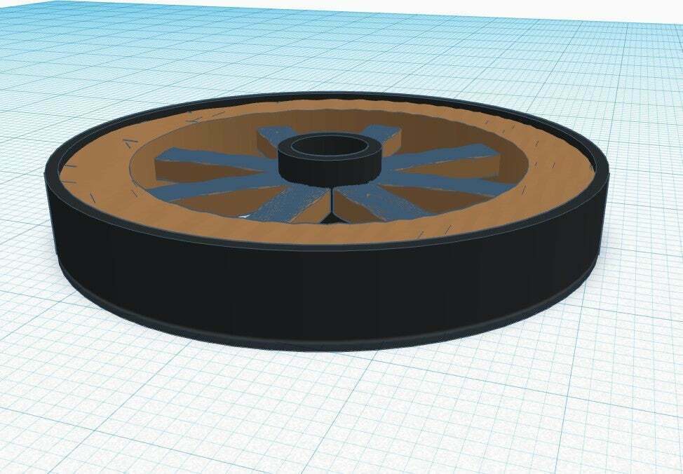 Fichier STL gratuit Roue charette・Modèle pour imprimante 3D à ...