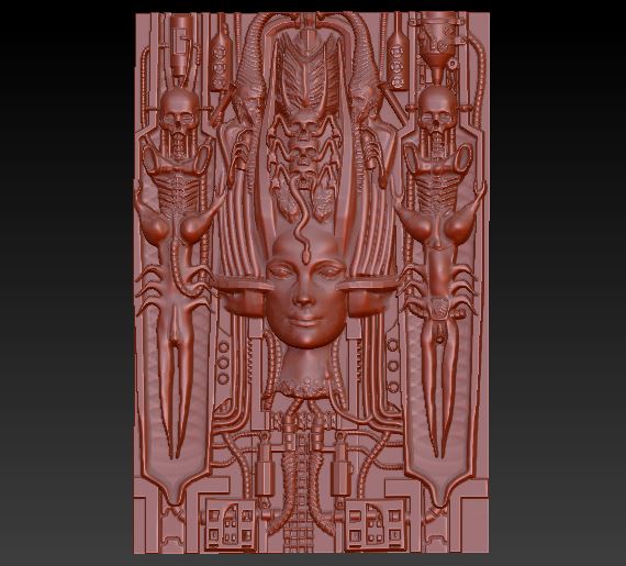 Free STL file HR Giger 2 👽・3D print design to download・Cults