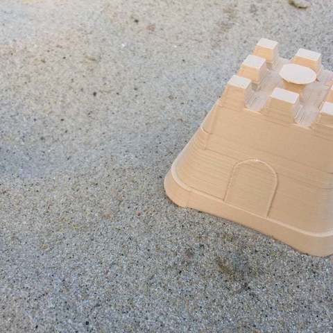 Download free 3D printing templates Simple Sand Castle ・ Cults