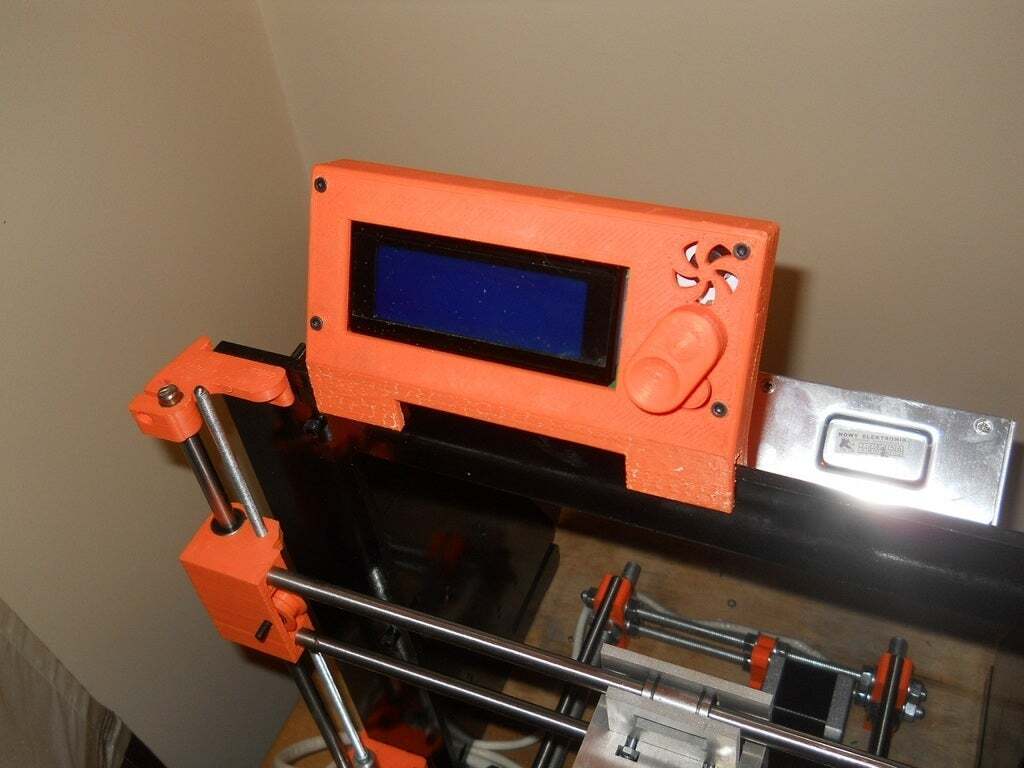 Free STL file Prusa i3 Smart LCD Frame mount・3D printer model to ...
