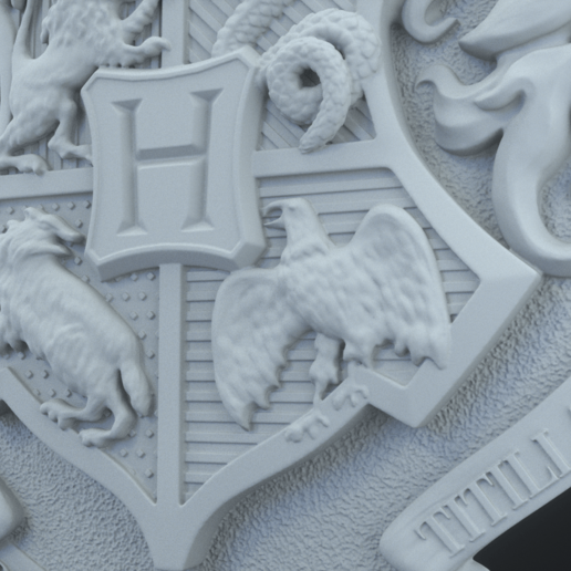 Download 3D print files Hogwarts Crest ・ Cults