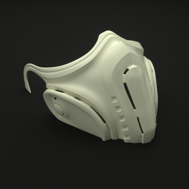 STL file Mask cover mask - type 2・Model to download and 3D print・Cults