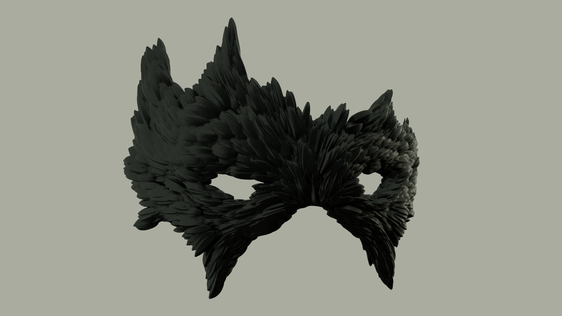 Файл STL Carnival Mask - Raven 🐦・Дизайн для загрузки и 3D-печати・Cults