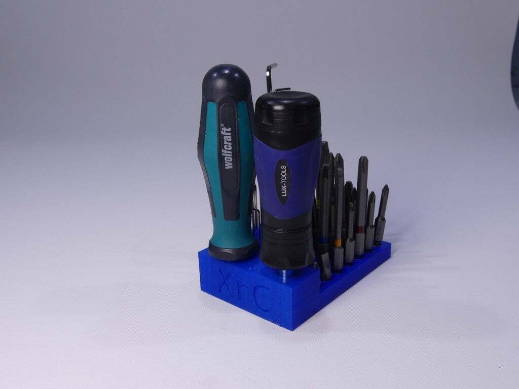 Free STL file Bit Container - Bit Holder・3D printing template to ...