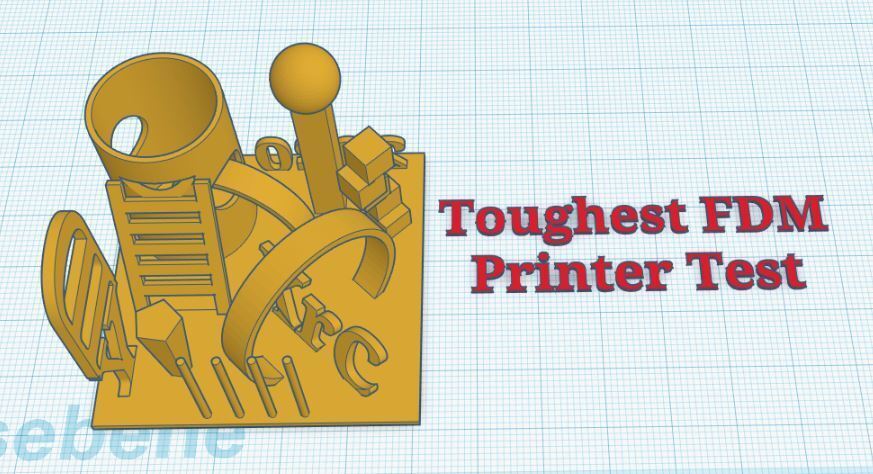 Free STL file Toughest FDM printer test・3D print design to download・Cults