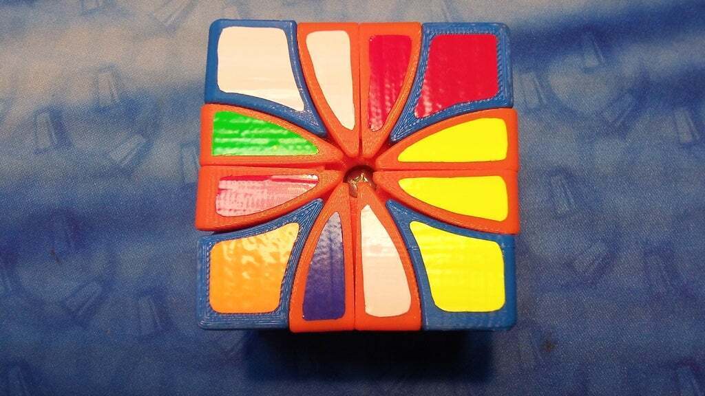 Archivo STL gratuito Dino asimétrico 2x2 Cubo de Rubik 🦖・Objeto para ...