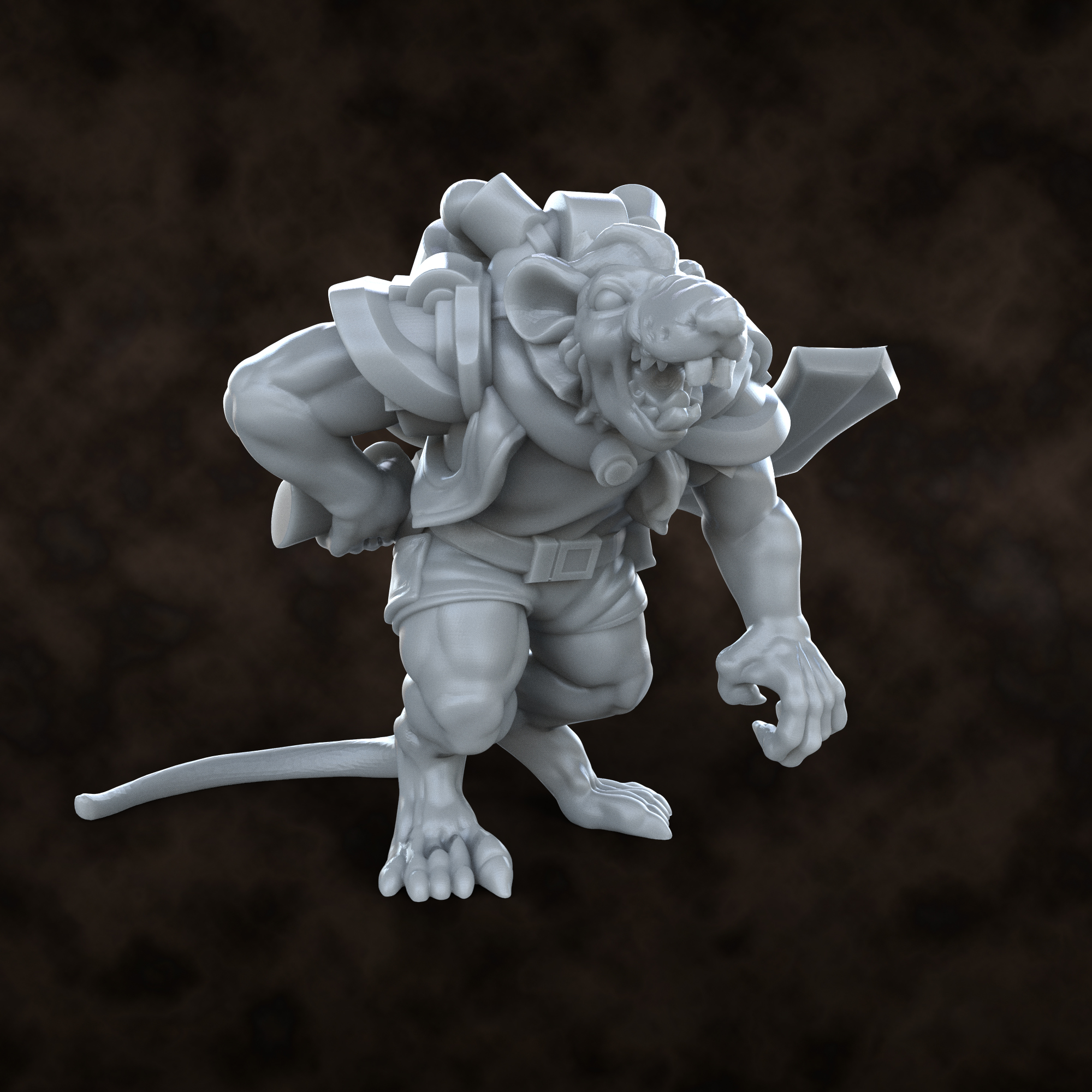 STL file Dune Rat Miniature・3D printer design to download・Cults