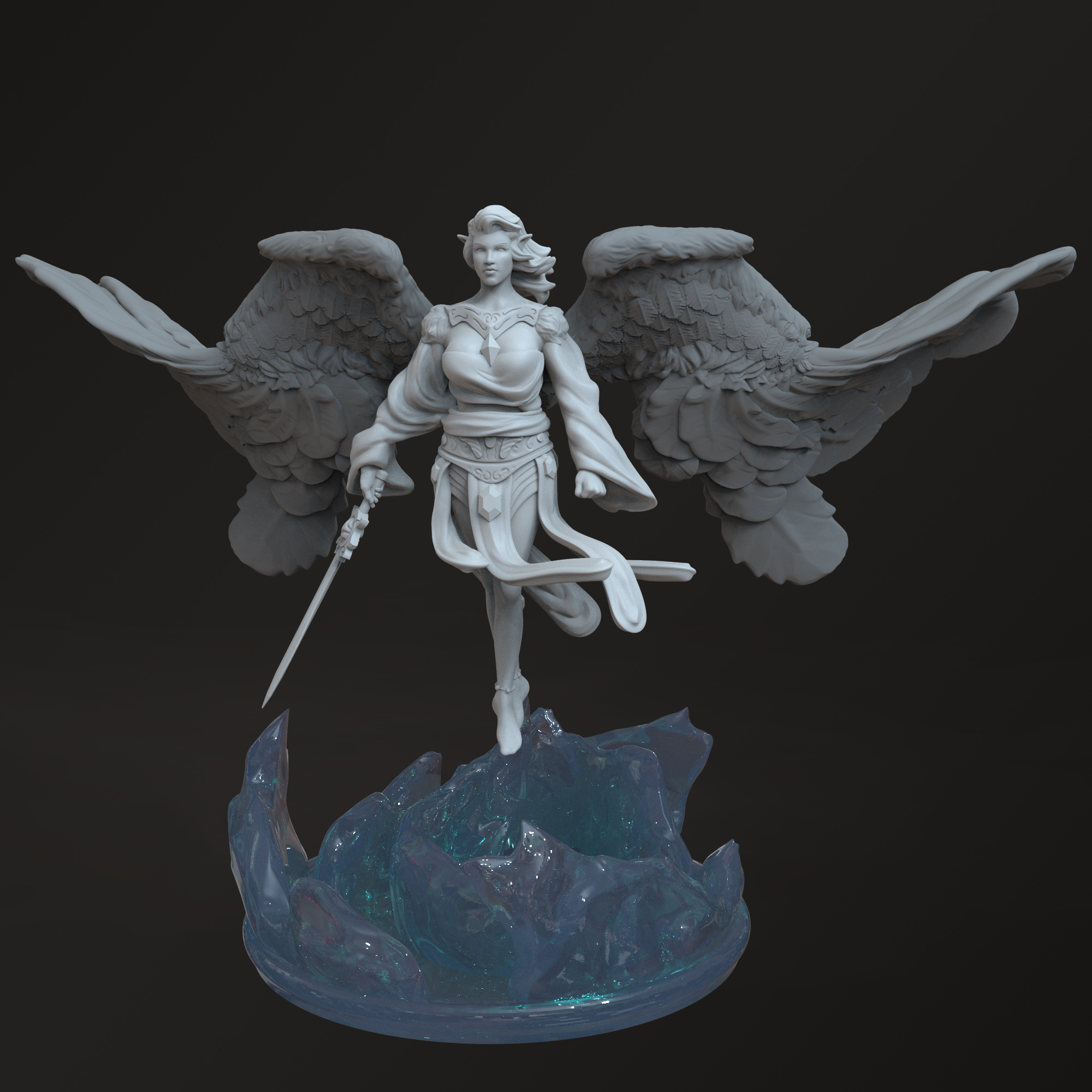 Télécharger fichier STL Elfe ailé • Objet imprimable en 3D ・ Cults