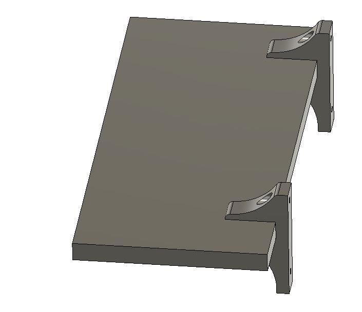 Free STL file Light shelf support 15mm・3D print object to download・Cults
