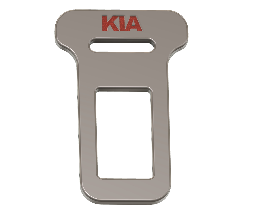 STL file UNIVERCAL CAR SEAT BELT latch BEEP BIPPER KIA RIO Muffler csbp ...