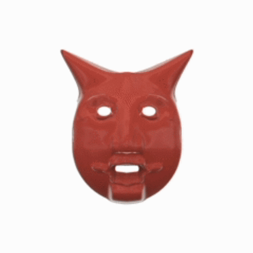 Download STL file Devil mask cosplay domination for 3d-print and cnc ...
