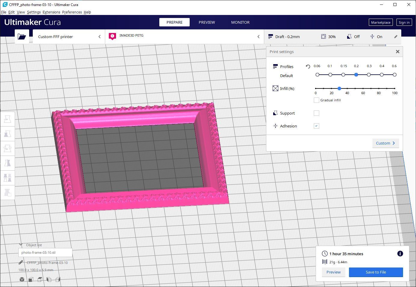 STL file photo frame picture pf-03 3d-print and cnc 🖼️・3D printable ...