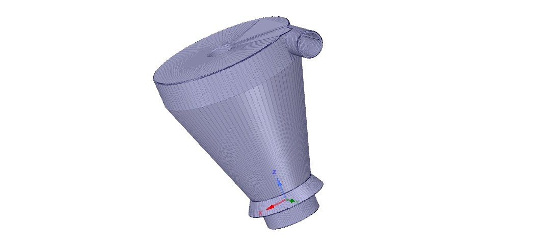 STL file cyclone filter for household vacuum cleaner nozzle v01 3d ...