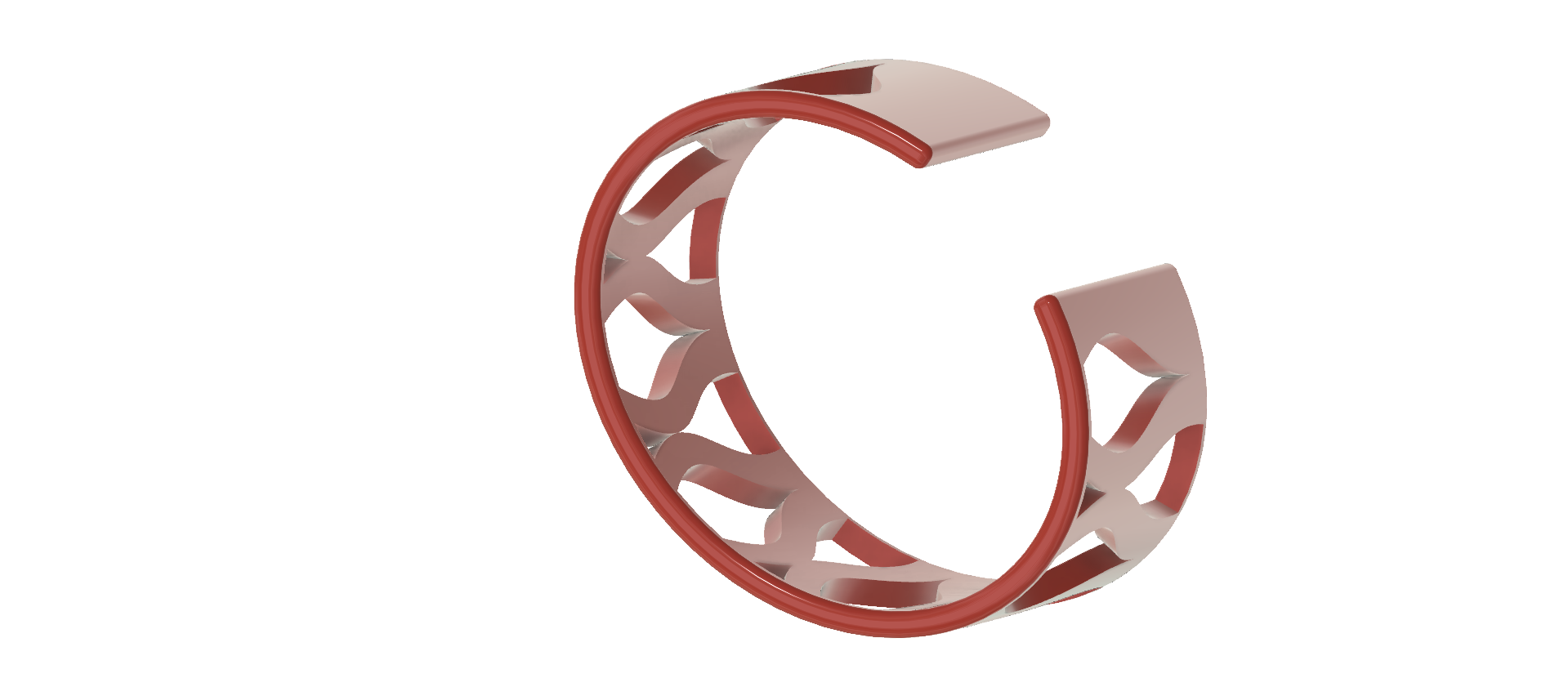 Free STL file a bracelet v02 for 3d-print and cnc・Template to download ...