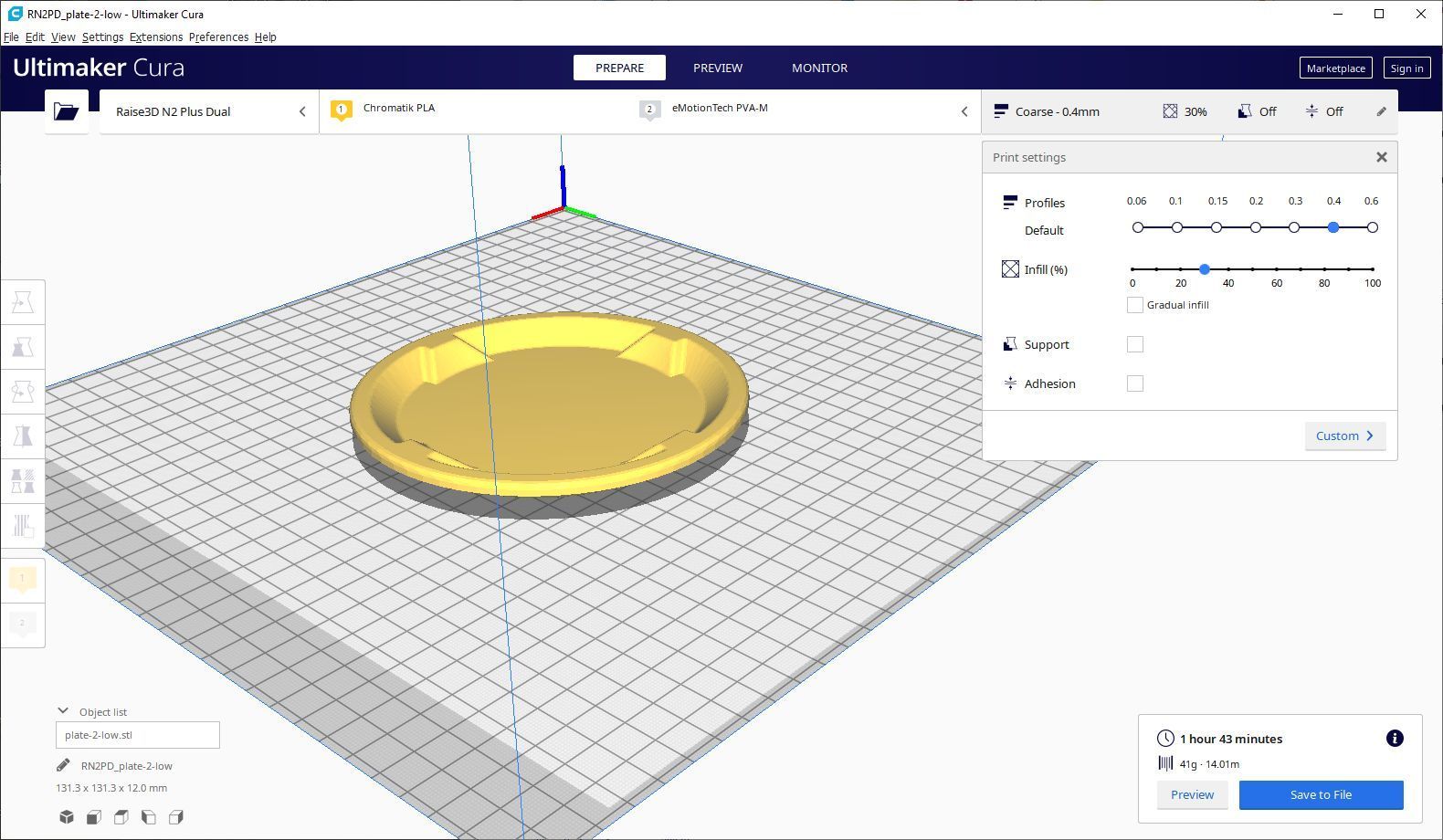 STL file Prefabricated table vase stand for fruit vegetables confect ...
