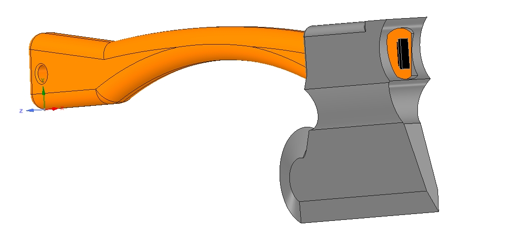 STL file model of battle axe gun 3D print and cnc 🪓・3D printing model ...