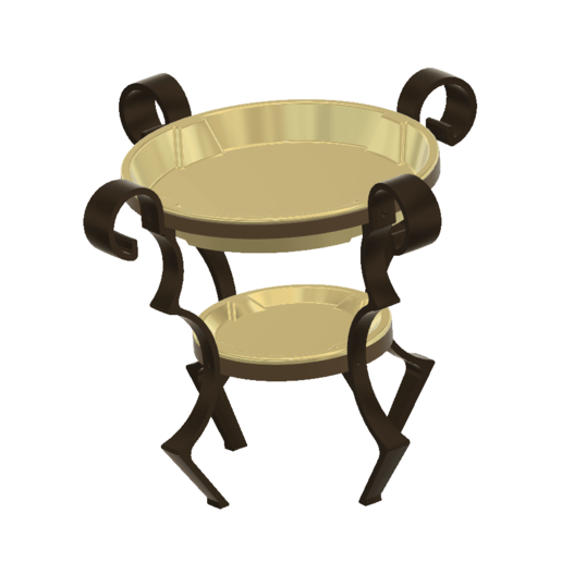 Download STL file Prefabricated table vase stand for fruit vegetables ...