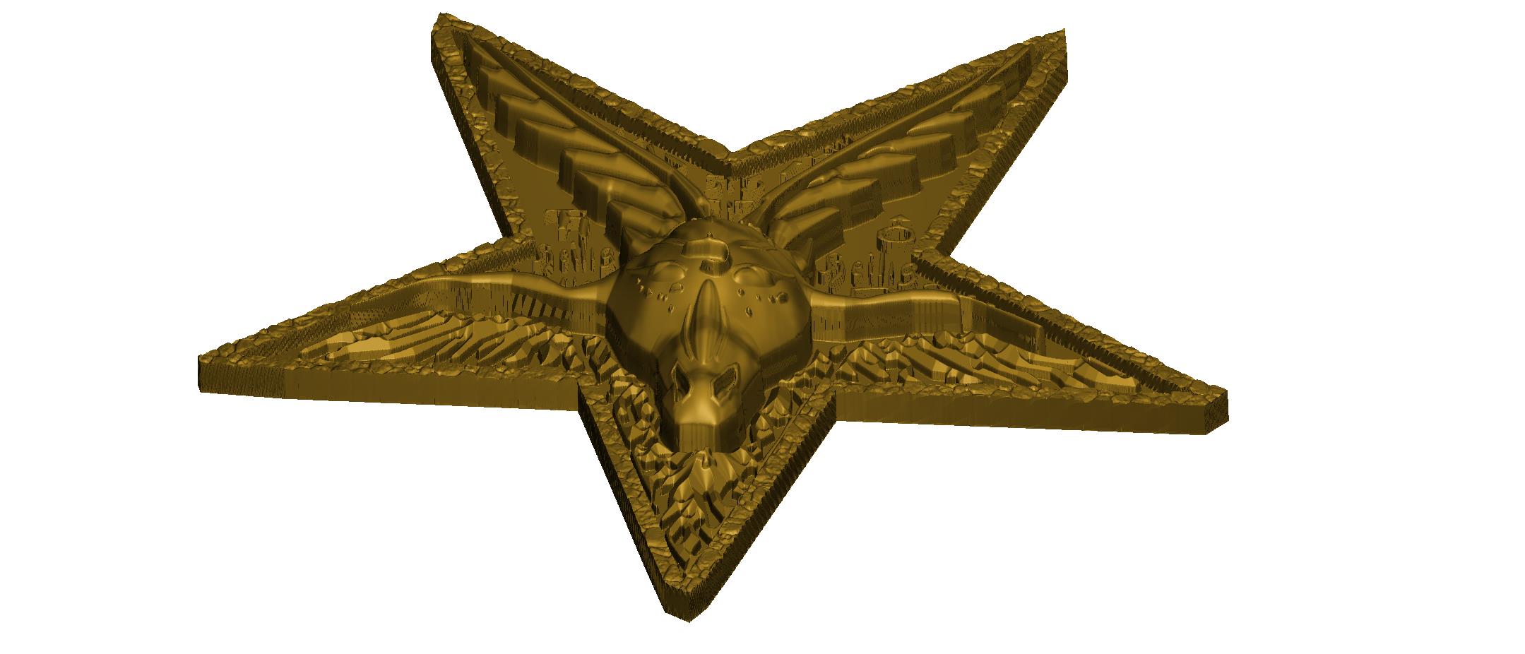 STL file the "pentagon or omnipotent five corners" The Sixth Book of ...