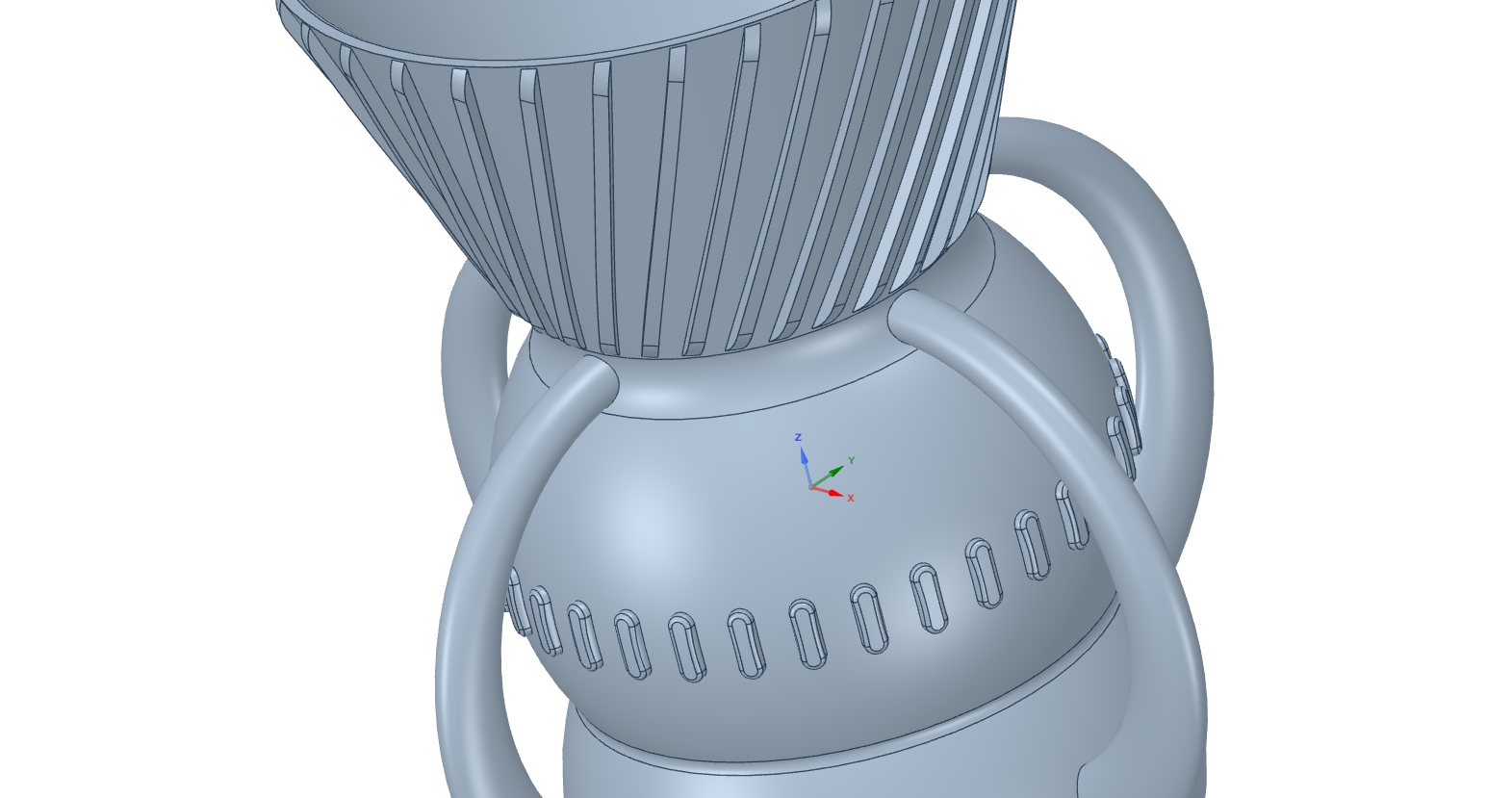 Download OBJ file industrial style vase cup vessel v43 for 3d-print or ...