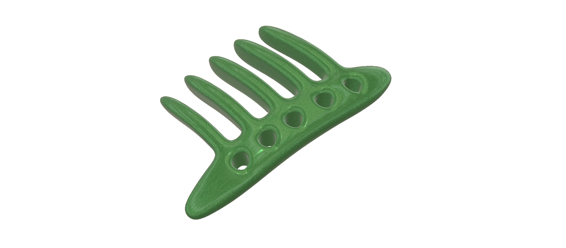 STL file FRENCH PLEAT HAIR COMB Multi purpose Female Style Braiding ...