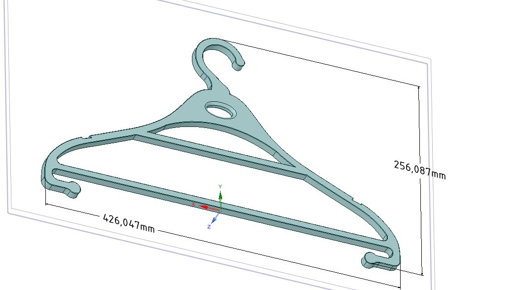 STL file Clothes hanger 3D model for real 3D printing and usufull in ...