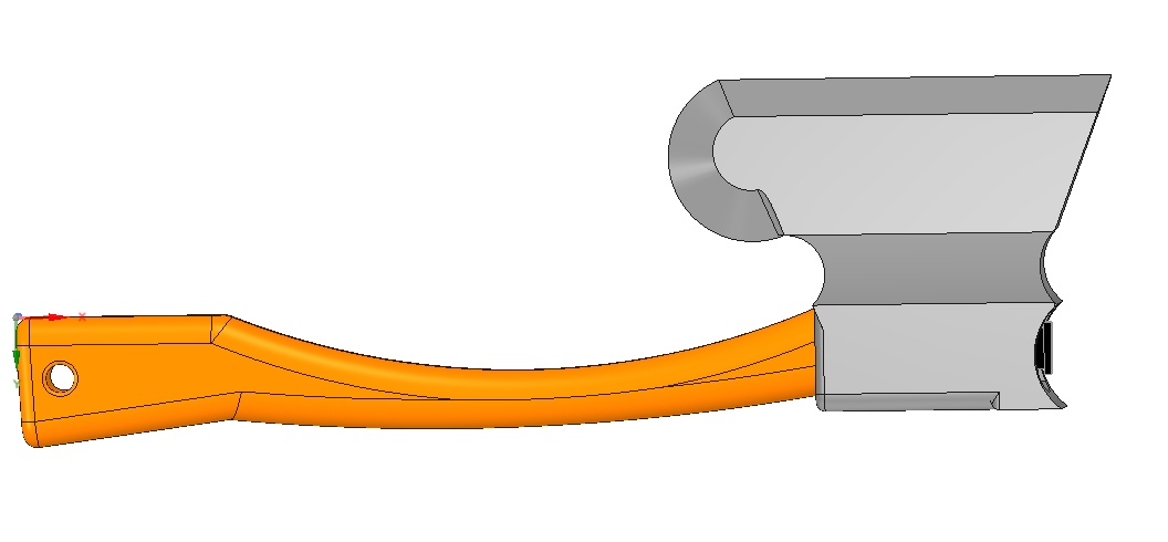 STL file model of battle axe gun 3D print and cnc 🪓・3D printing model ...