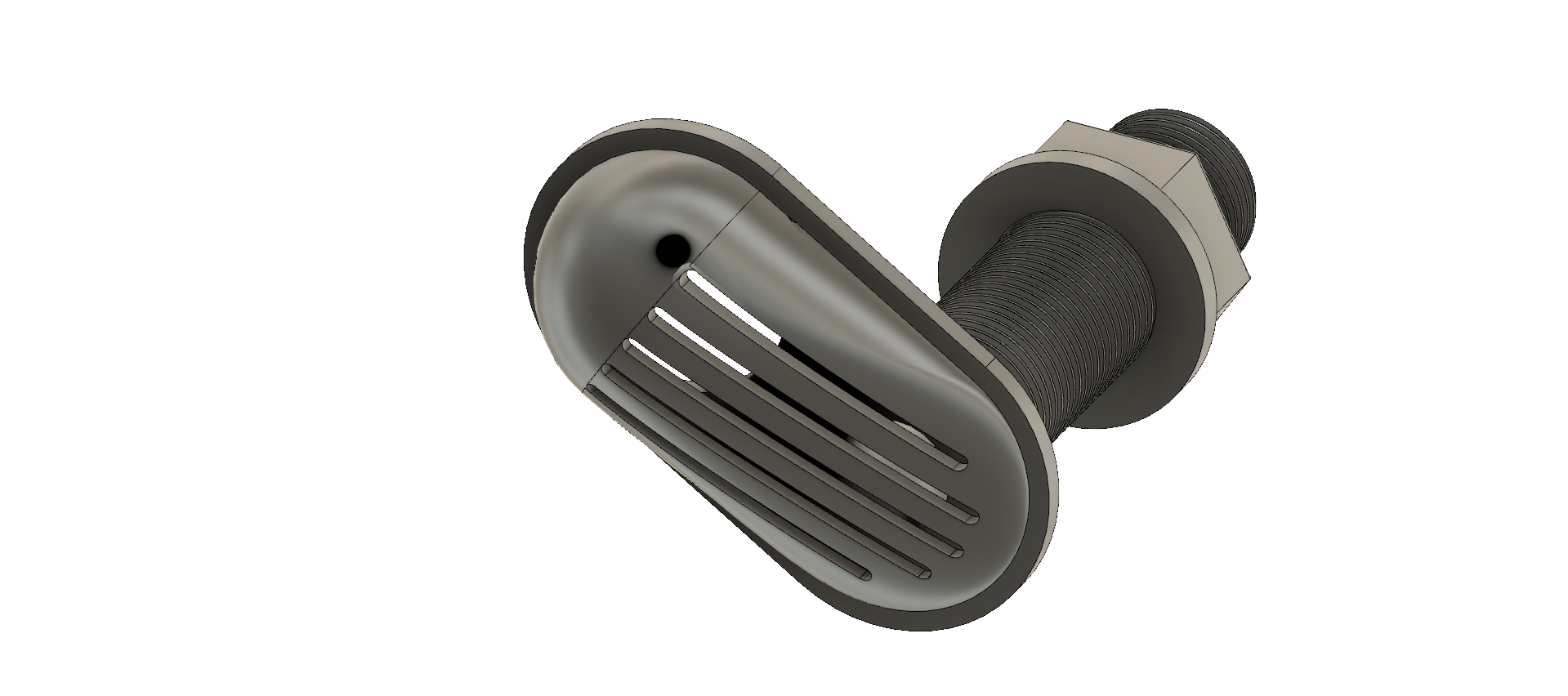 STL file Engine cooling intake d 1/2 inch Marine Boat Thru Hull 🛥️・3D ...