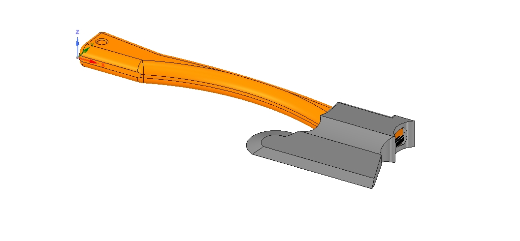STL file model of battle axe gun 3D print and cnc 🪓・3D printing model ...