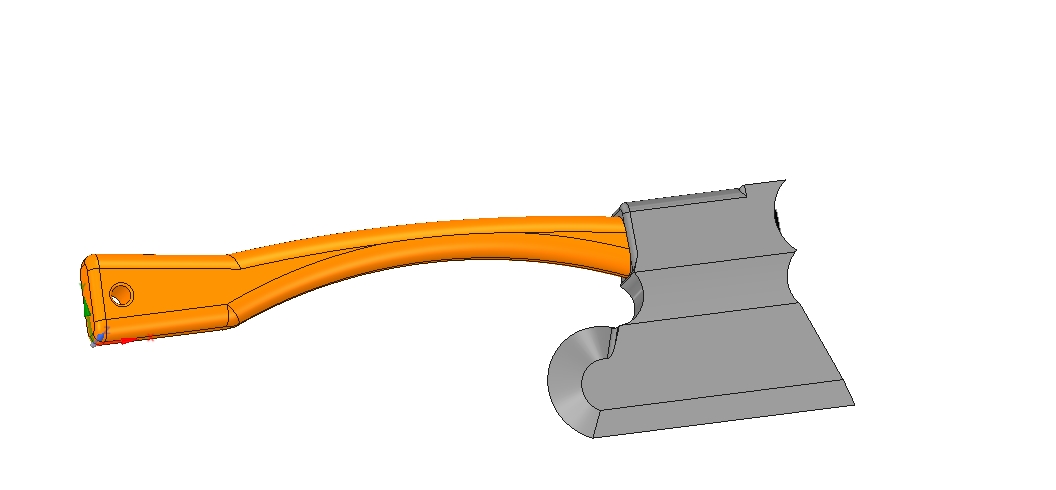 STL file model of battle axe gun 3D print and cnc 🪓・3D printing model ...
