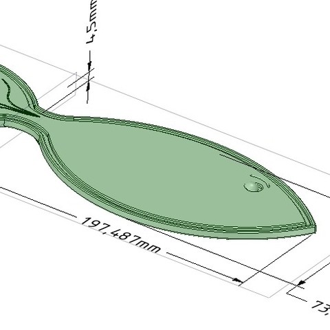 Download free OBJ file simple-made tray board for cutting fish 3d-print ...