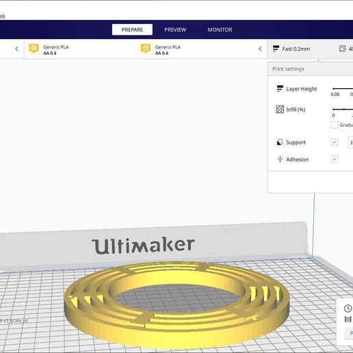 Download OBJ file Floor Drain Grate Round 200x100 with 110 hole for ...