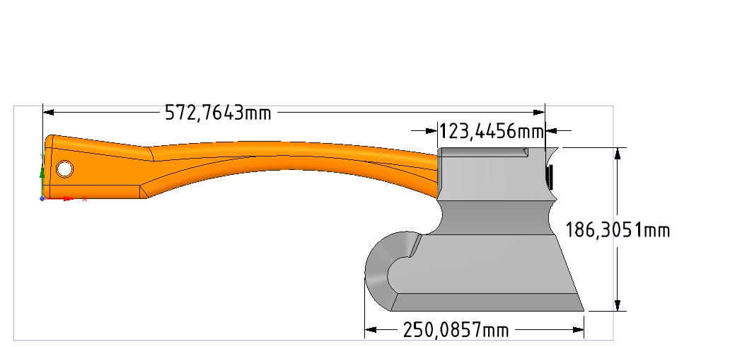 STL file model of battle axe gun 3D print and cnc 🪓・3D printing model ...