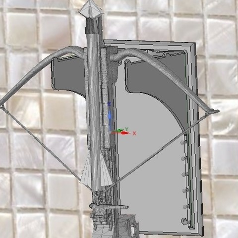 Download 3D printer files CROSSBOW MOUNT bow and arrow holder ...