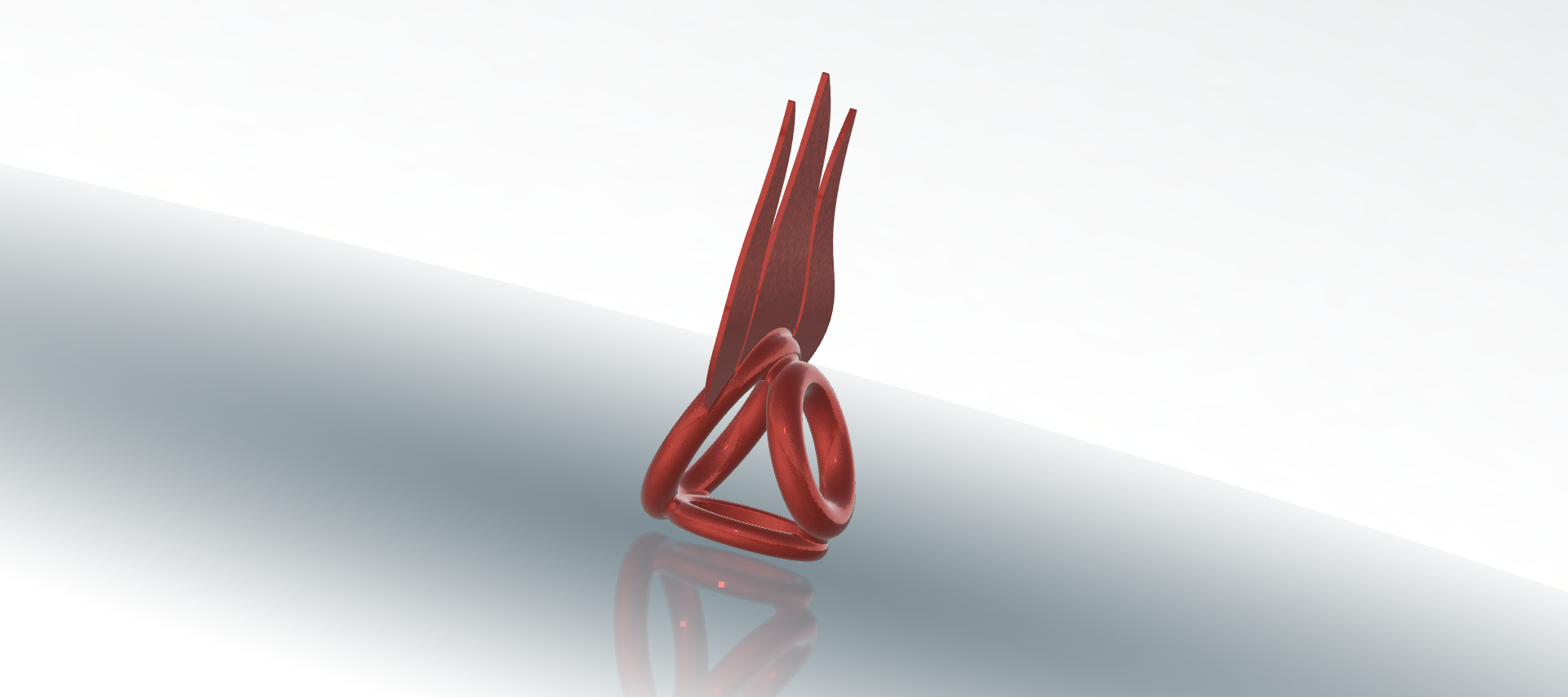 STL file Triple "Fasion Fire" cock and Balls squeezing Ring - Scrotum ...