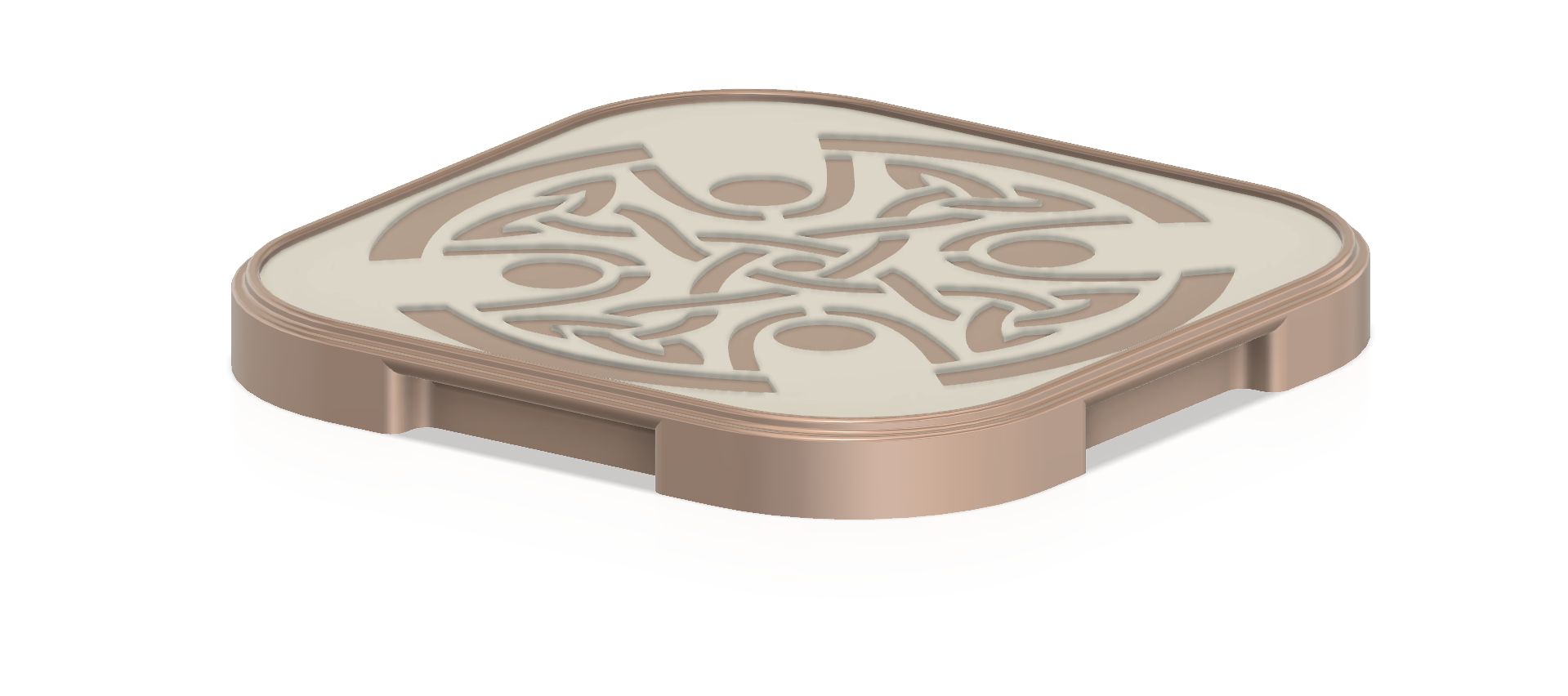 Файл STL tray board for cutting table stand with celtic pattern v16 3d ...