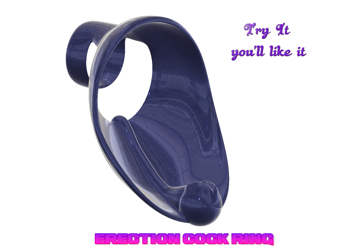 Archivo STL Estimulación del pene masculino doble penetración pene manga erecto anillo Para el ...