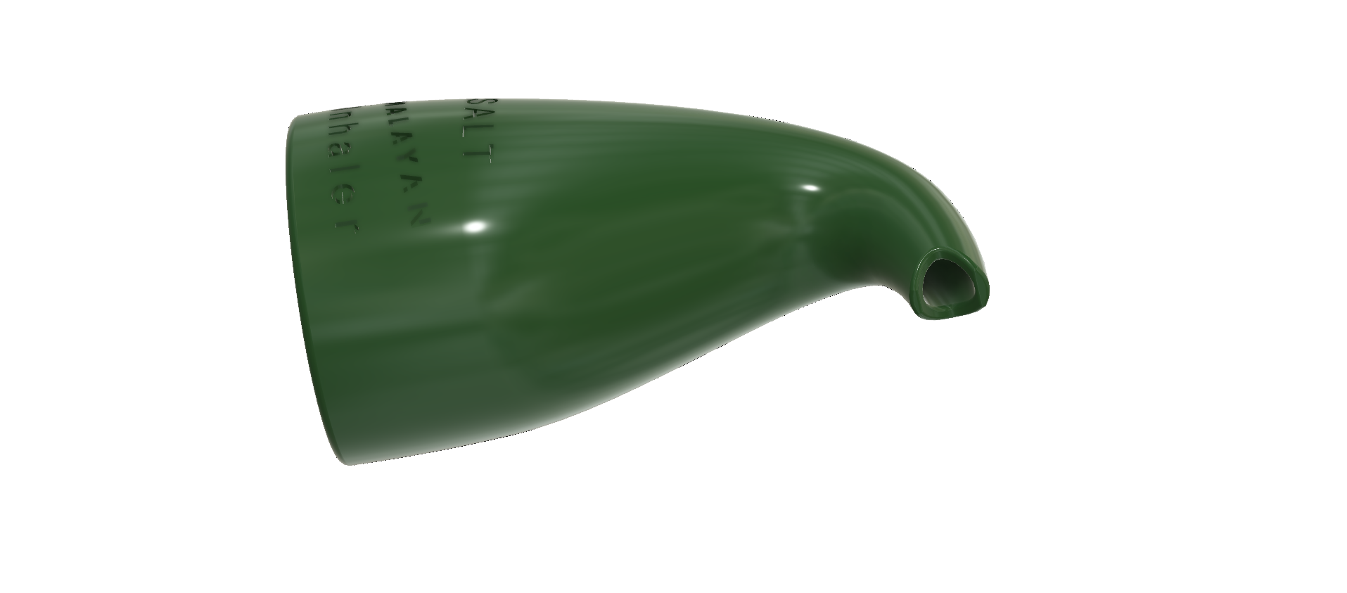 STL file Himalayan Salt Inhaler tobacco snuff snuffer sniffer cnorter ...