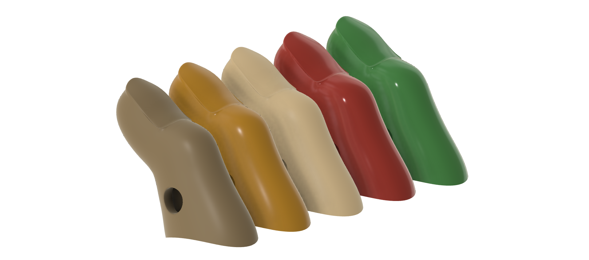 Archivo STL Dedos falsos Modelo de Entrenamiento de Arte de Uñas Falsas ...