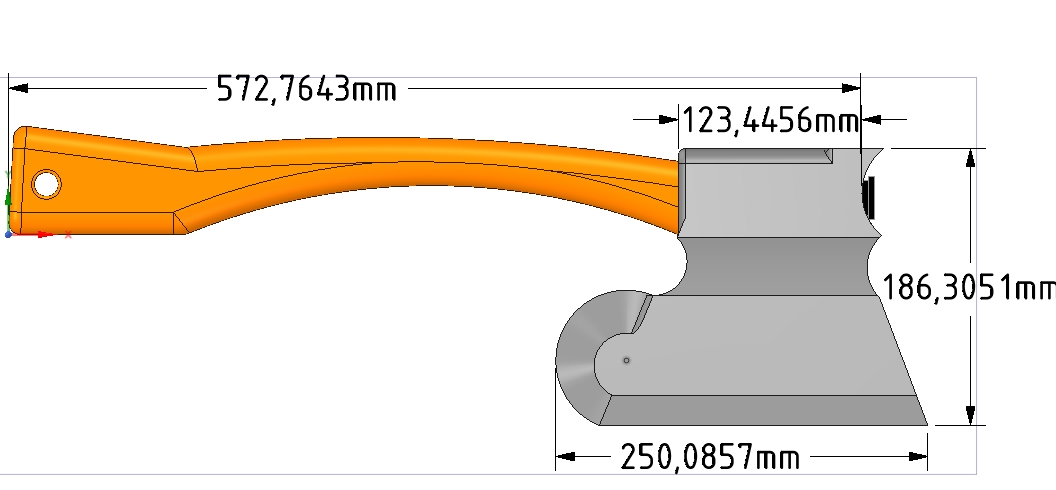 STL file model of battle axe gun 3D print and cnc 🪓・3D printing model ...