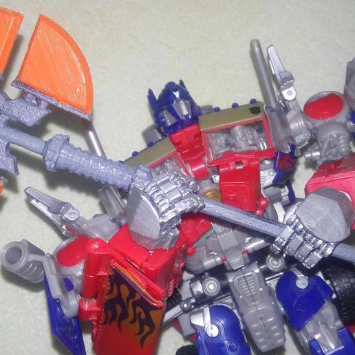 Download STL file Optimus Prime Leader Class ROTF Poseable Hands • 3D ...