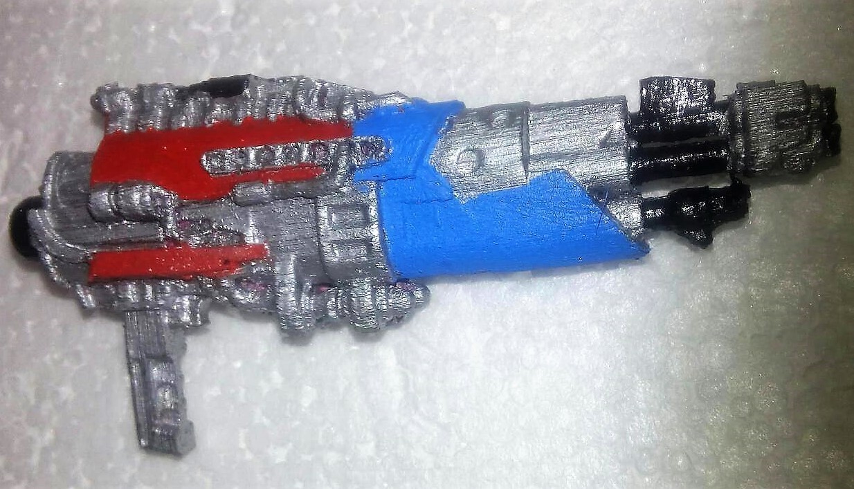 STL file Transformers DOTM AOE Optimus Prime Tri-Barrel Blaster ...