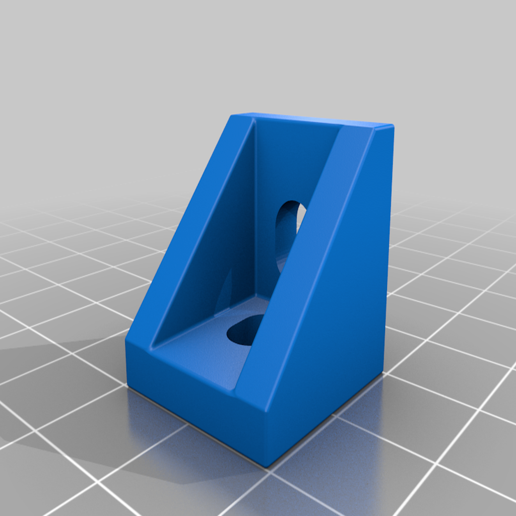 Free STL file Corner bracket for 2020 profile aluminium extrusion・3D ...