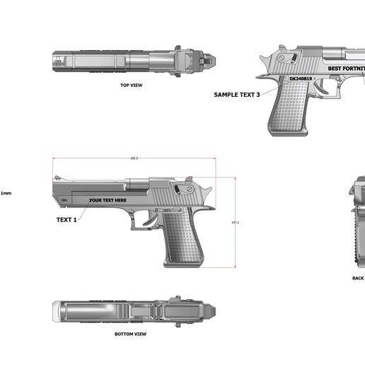 Download STL file PERSONALIZED TOY GUN • 3D printing model ・ Cults