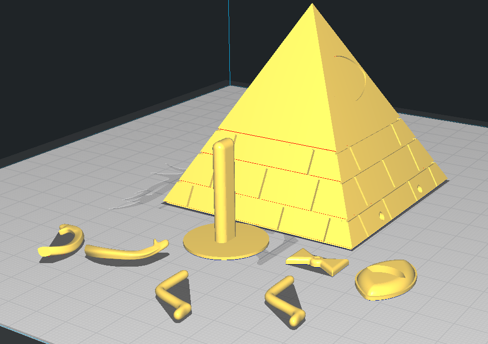 STL file Bill cipher by gravity falls 3D (In Parts)・3D printable model ...