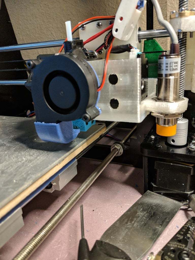 Download free STL file Anet A8 Titan Aero Mount v2 w/ inductive sensor ...