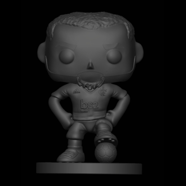 Archivo STL gratuito Gabriel Barbosa - Gabigol - Con Logos - Funko Pop ...