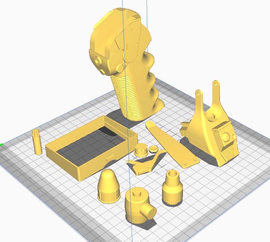 3D file "Aliens" Hand Welder ・Template to download and 3D print・Cults