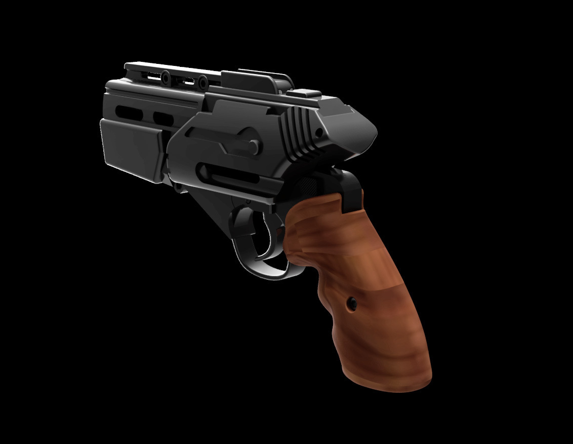 3D file Battlestar Galactica Handgun (2004 TV show) 🔫・3D print design ...